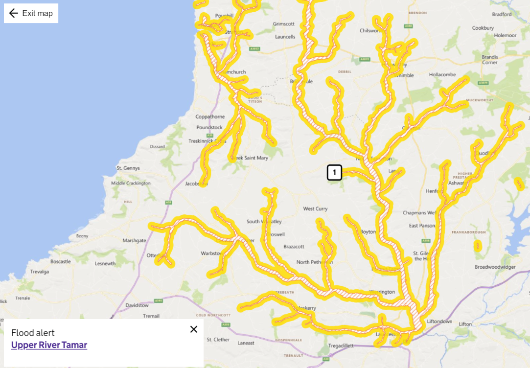 Another North Cornwall Flood Alert – Davidstow Parish Information